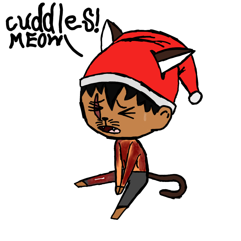 me want cuddles from gf - ibisPaint