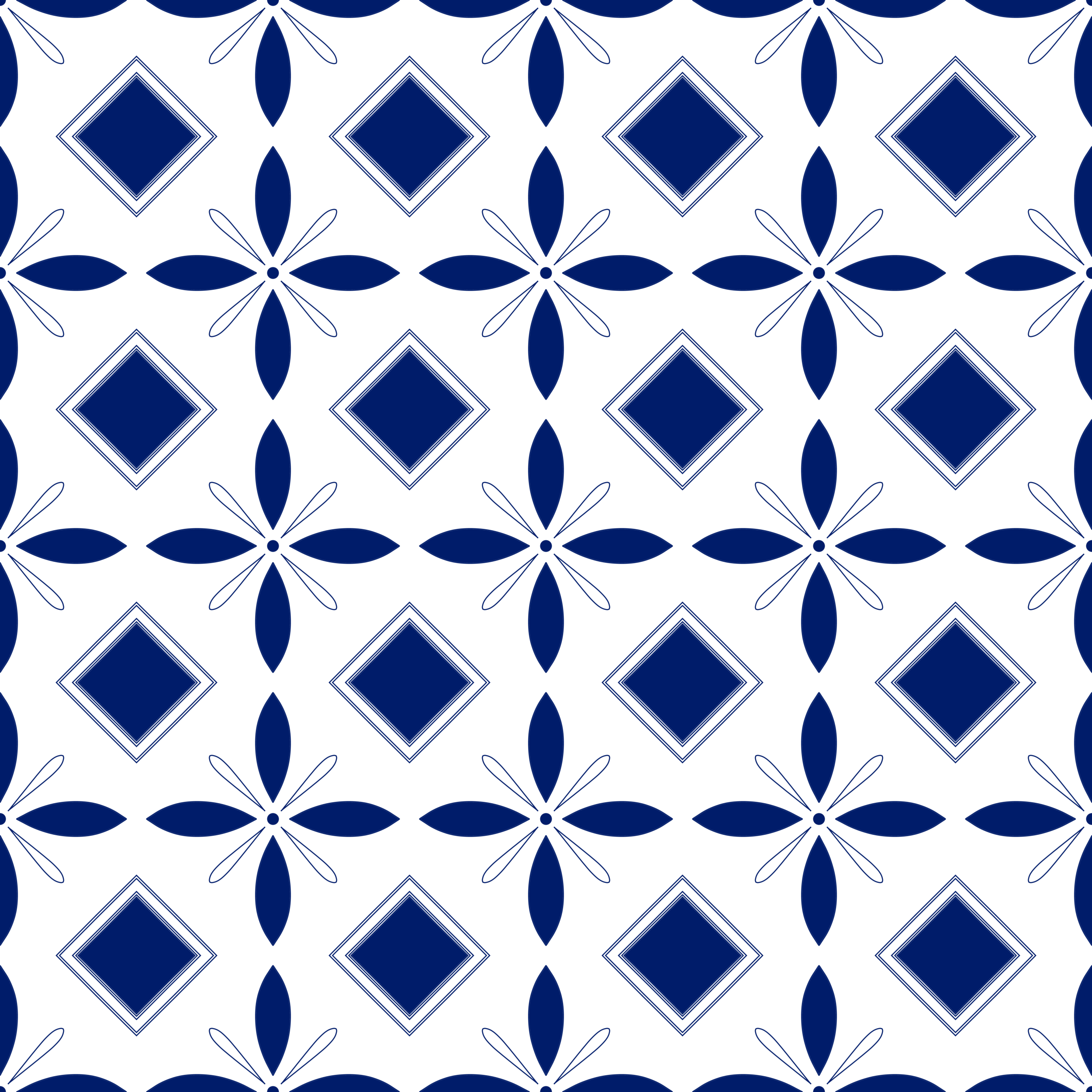 Azulejos Pattern - ibisPaint
