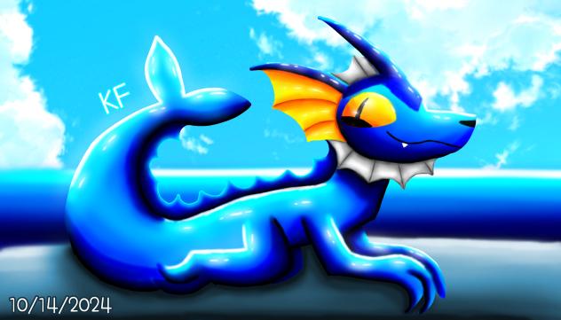 Vaporeon! (Pokemon) - ibisPaint