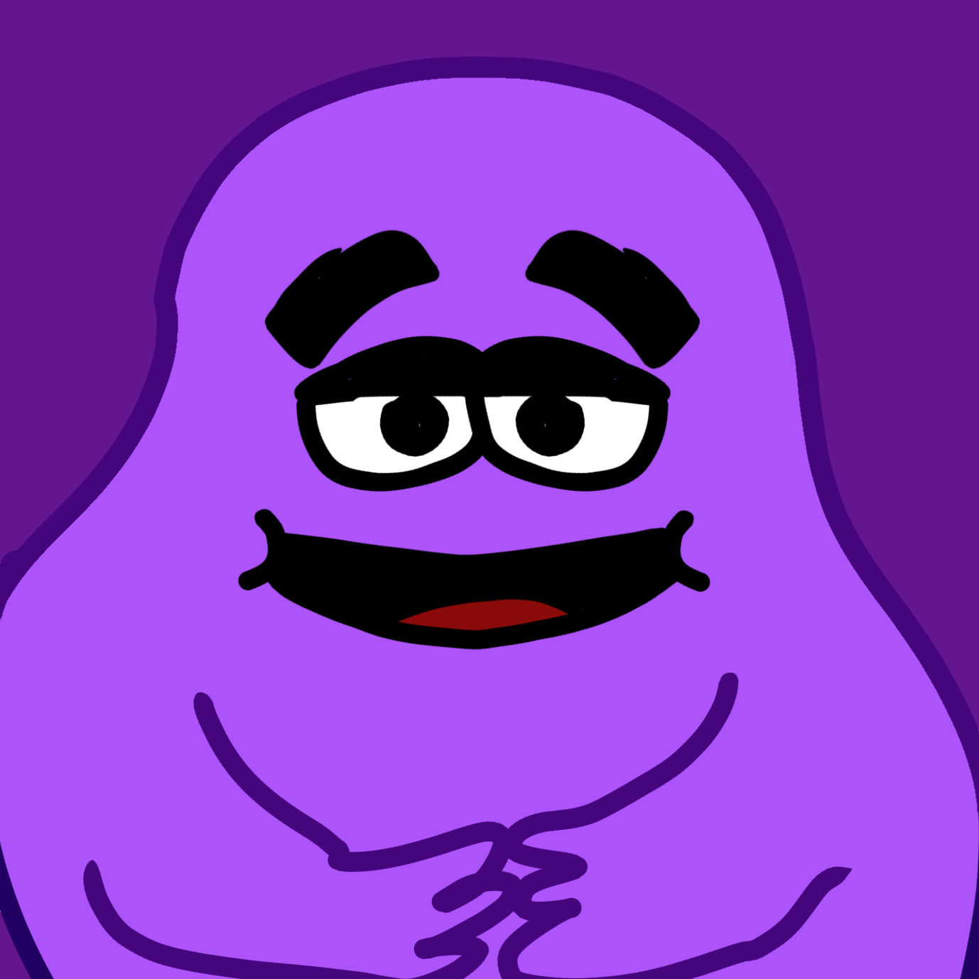 Grimace’s Birthday At McDonald’s - ibisPaint