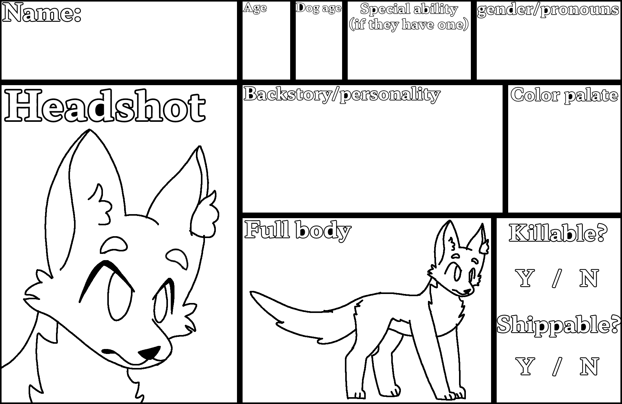 character sheet (base) - ibisPaint