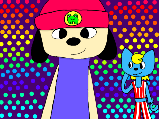 PaRappa The Rapper Speed paint - ibisPaint