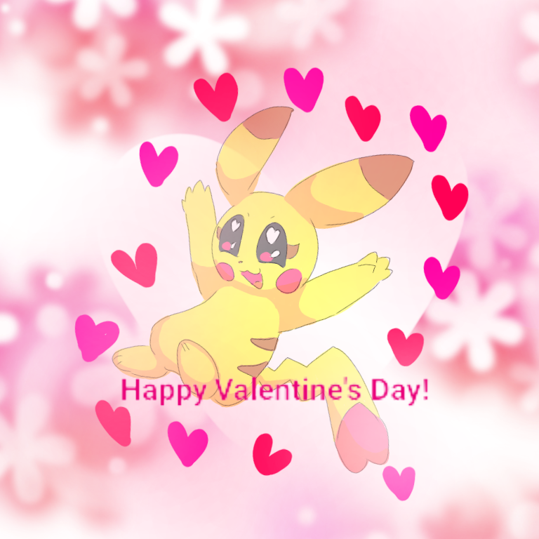 PP & PBB fanart Heart Aura Heart Pika! - ibisPaint