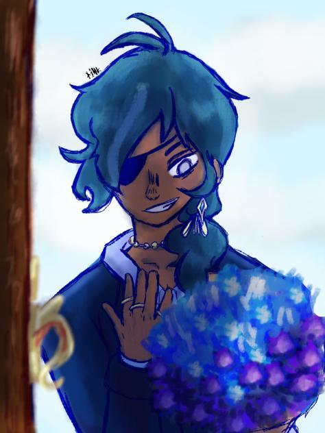 Kaeya Flower Power - ibisPaint