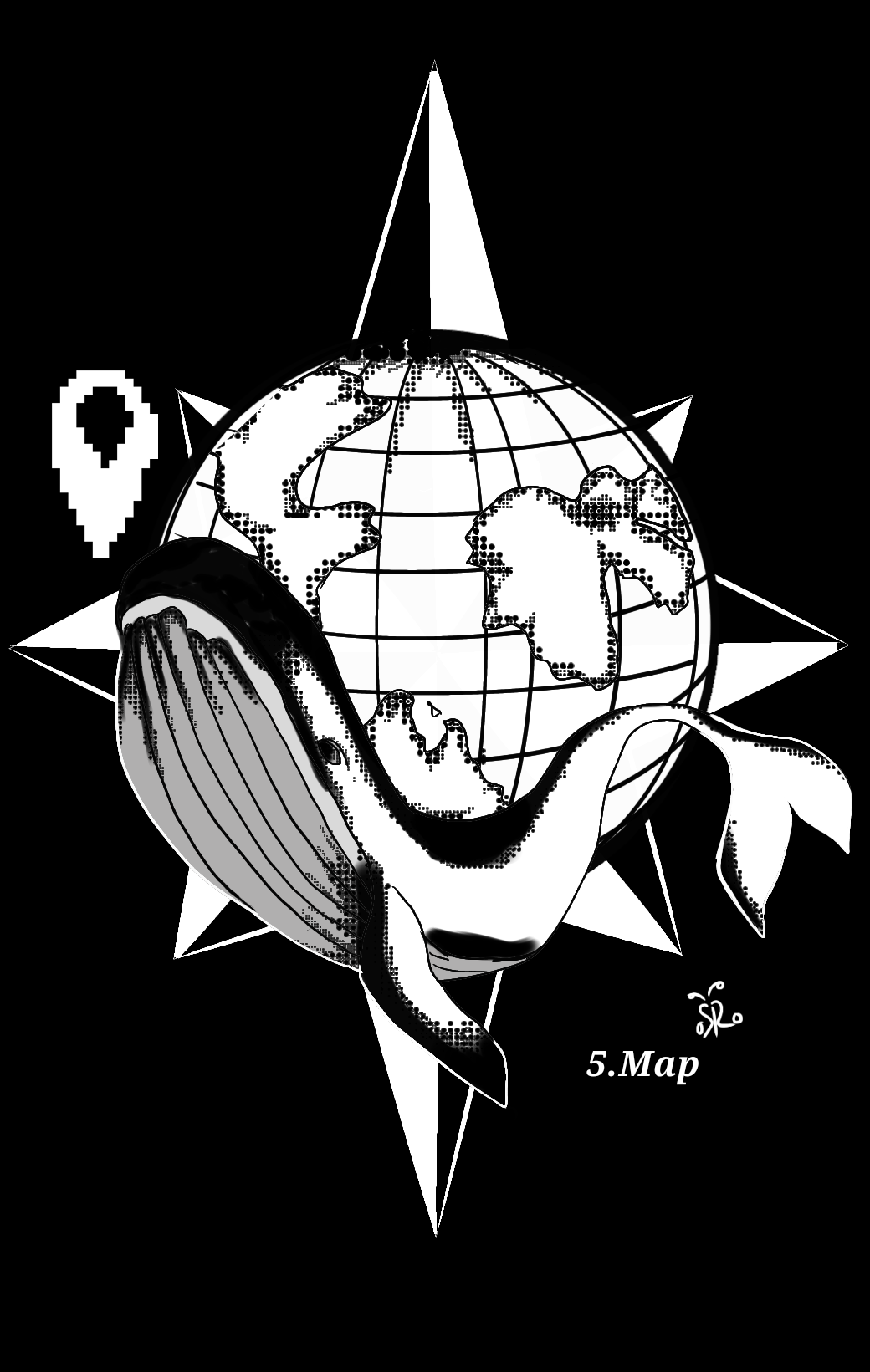 Day 5 map inktober - ibisPaint