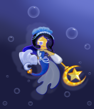 Moonlight cookie {mermaid} - ibisPaint