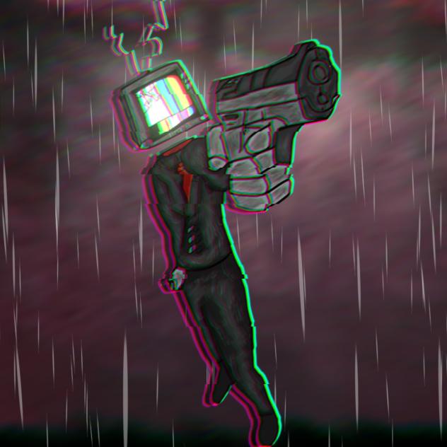Guy with gun - ibisPaint