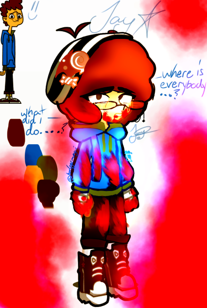 where is everybody…. JAY TDRR AU - ibisPaint