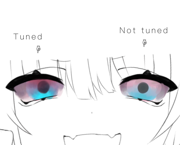 Eye coloring practice! - ibisPaint