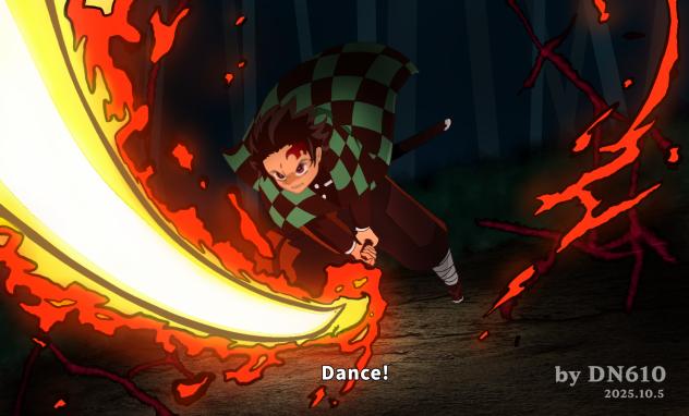 🔥Hinokami kagura - Dance🔥 - ibisPaint