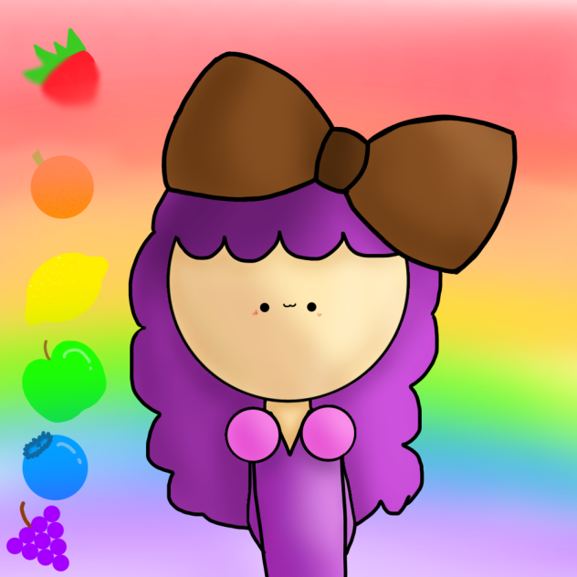 Fruit people grape - ibisPaint