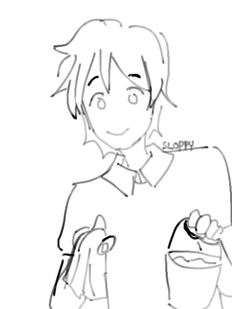 Cleaning ur dirty screen - ibisPaint