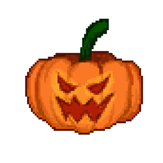 jack o lantern (pixel) - ibisPaint