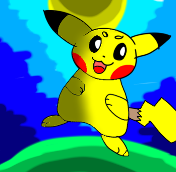 Pikachu for Nintendo - ibisPaint