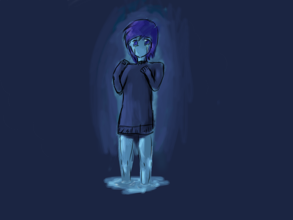 Boy In The Puddle Of Tears - ibisPaint