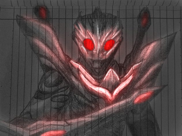 Dark Ultimate Aegis Zagi - ibisPaint