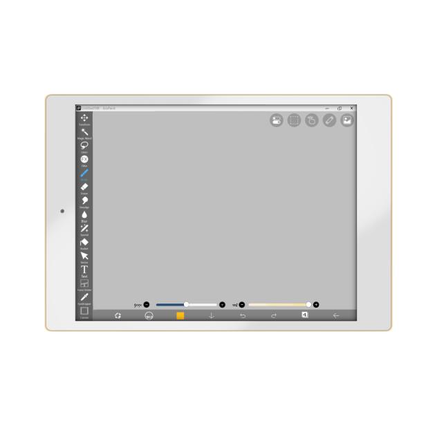 tablet with ibispaint application - ibisPaint