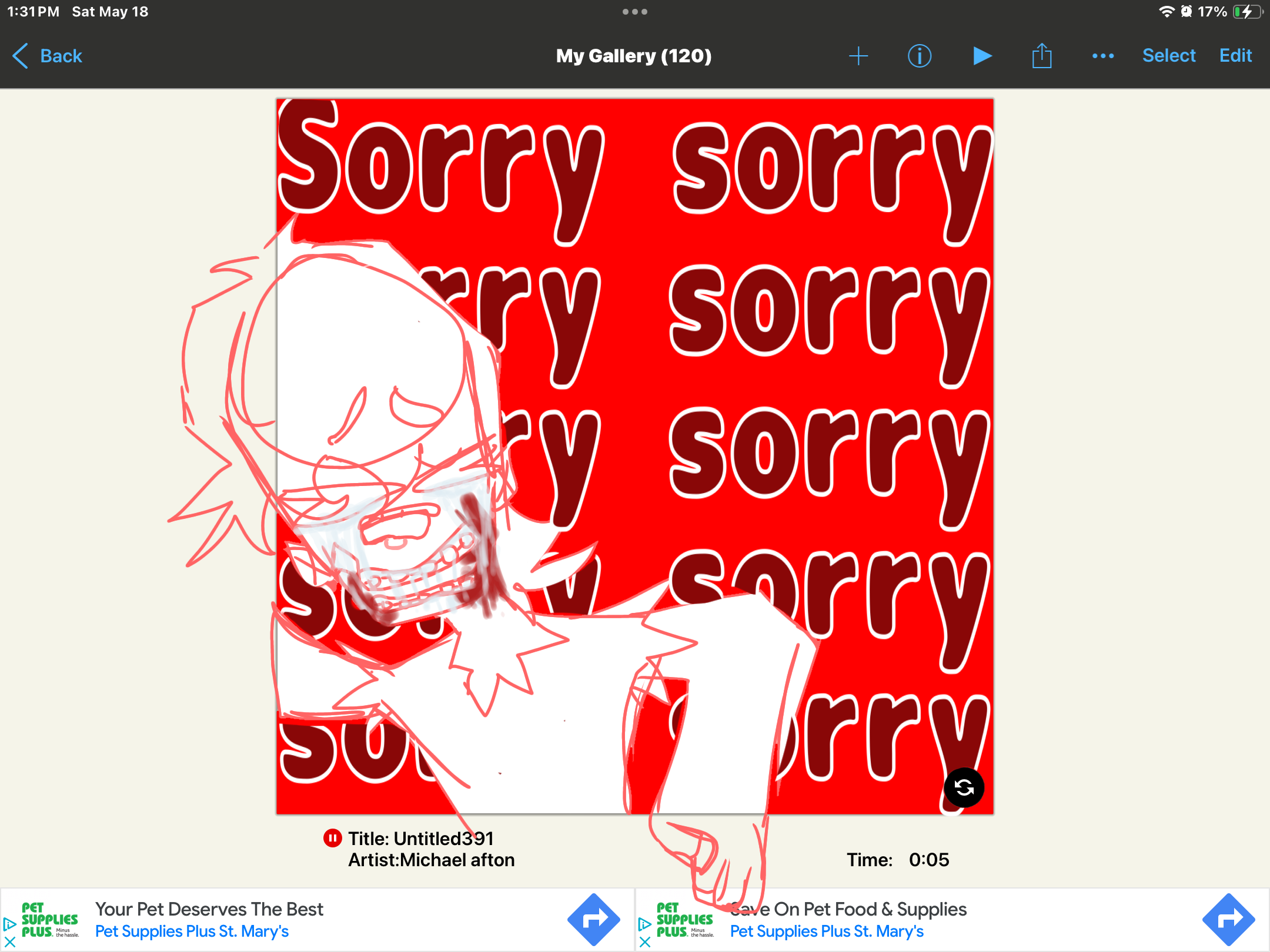 Sorry sorry sorry - ibisPaint