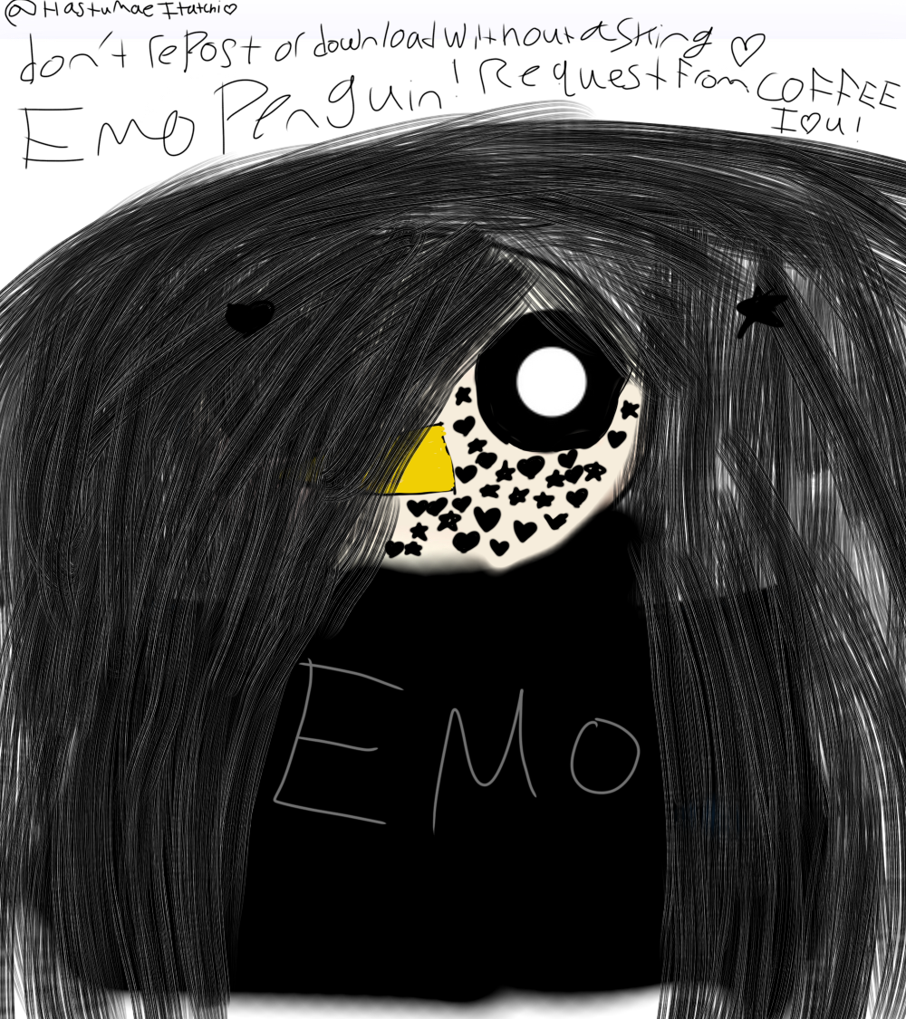 Emo penguin - ibisPaint