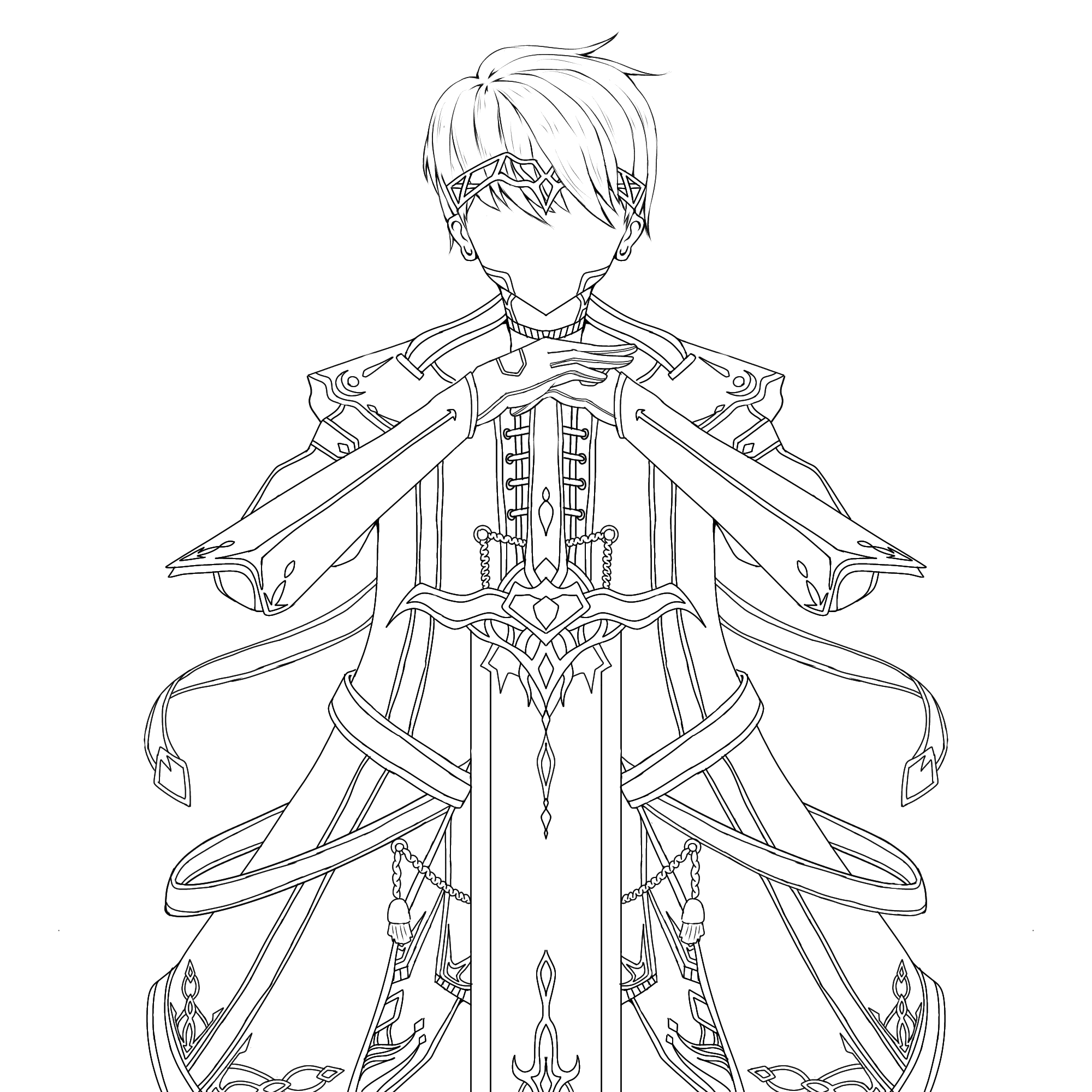 Paladin Lineart - ibisPaint