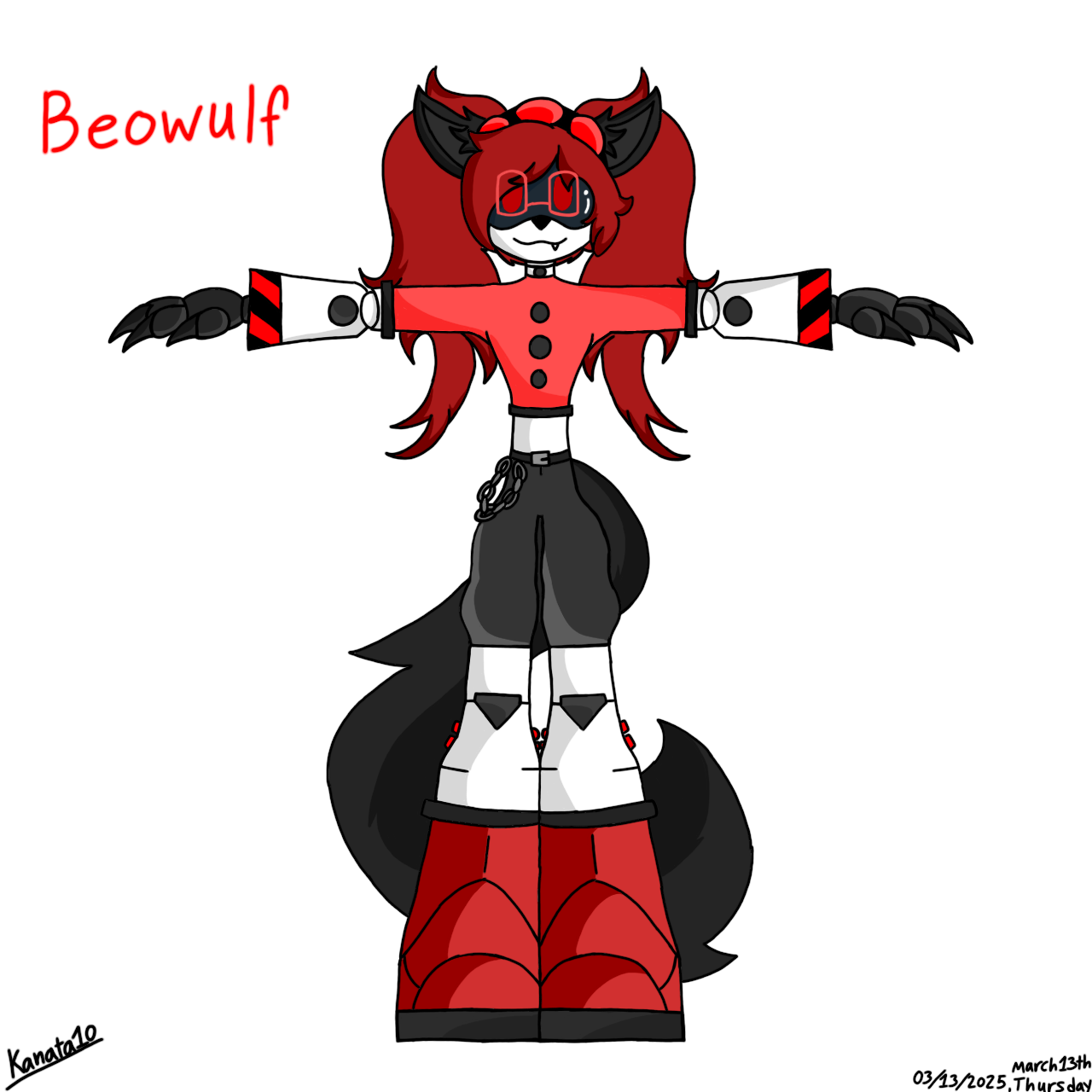 Friends OC Beowulf as a Panic AU - ibisPaint