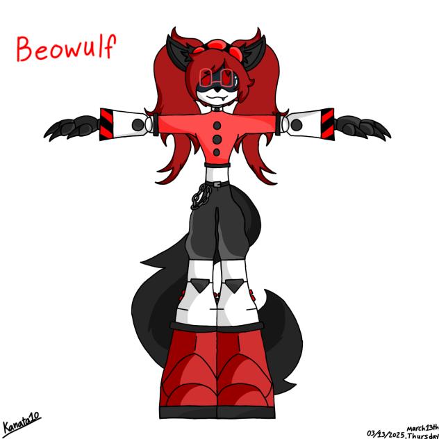 Friends OC Beowulf as a Panic AU - ibisPaint