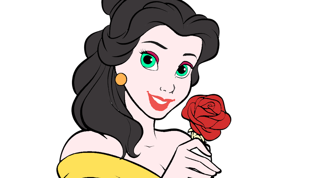 Bela e a fera - ibisPaint