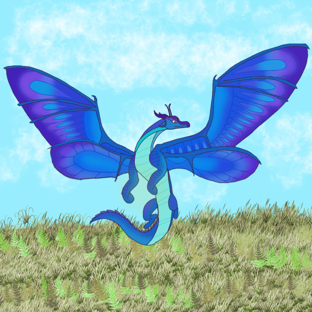 Blue an original name from wings of fire - ibisPaint