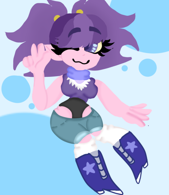 Pink alien girl - ibisPaint