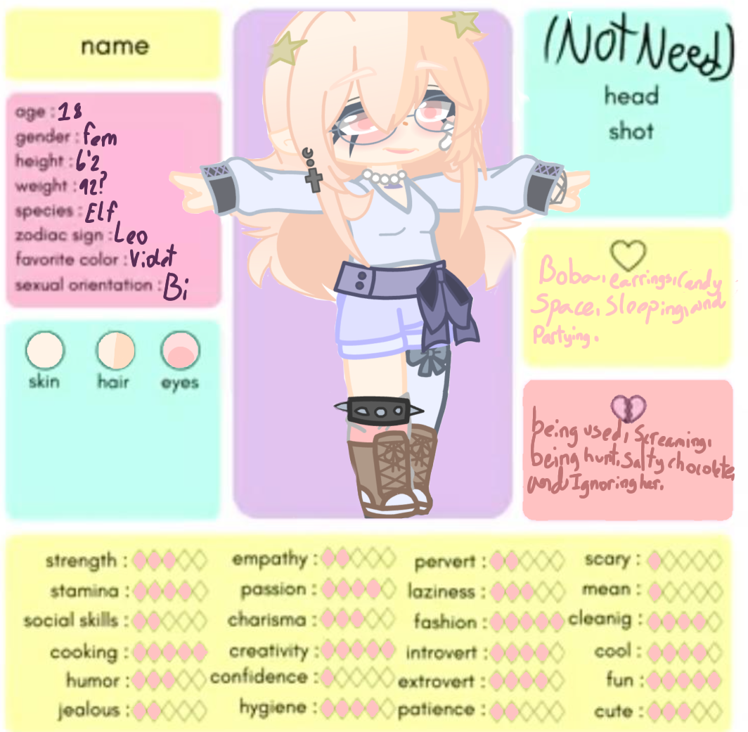 For Comic Character Sheet - ibisPaint