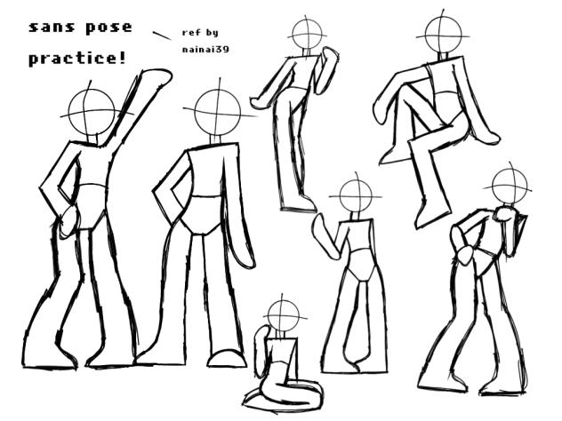 sans pose practice - ibisPaint