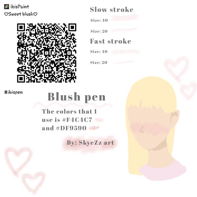 ♡Sweet blush♡ pen - ibisPaint