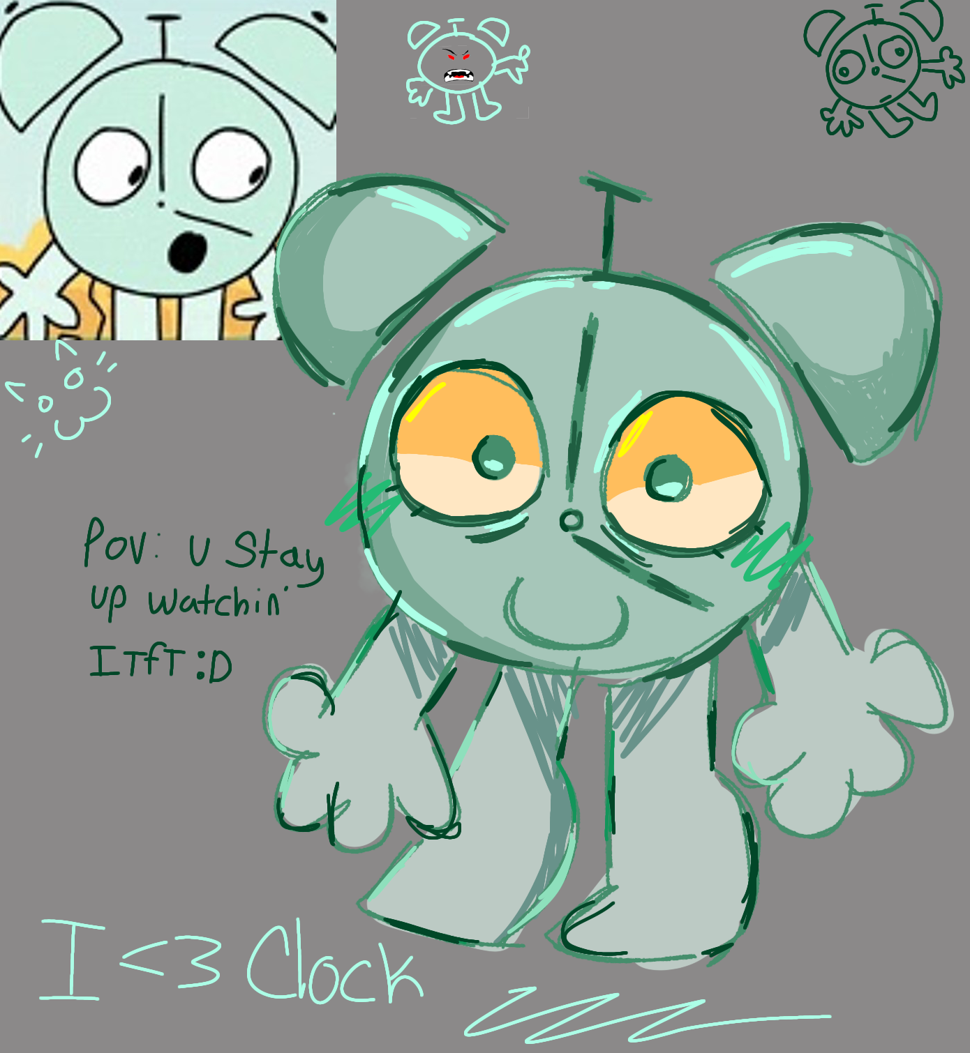 CHAT ITS CLOCK FROM ITFT!! - ibisPaint