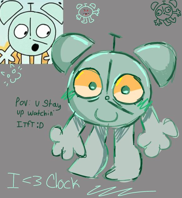 CHAT ITS CLOCK FROM ITFT!! - ibisPaint