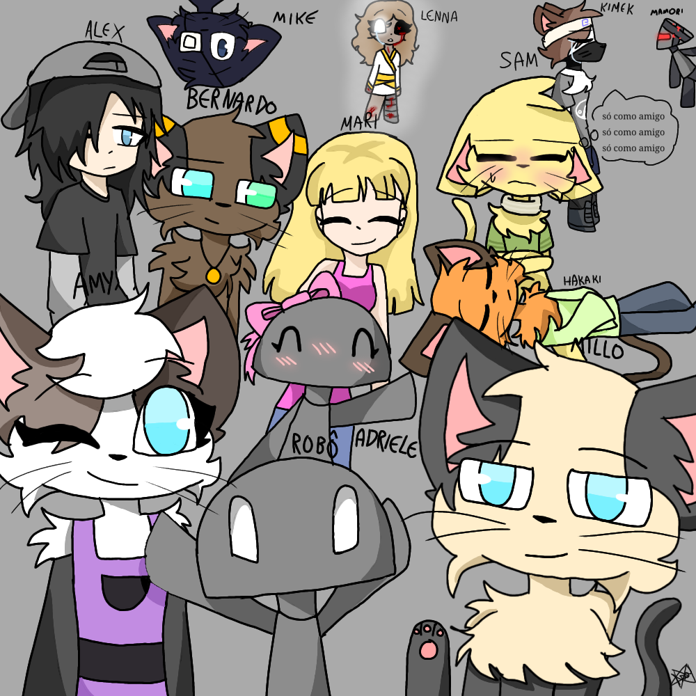 Fan arts de Cats e Robots - ibisPaint