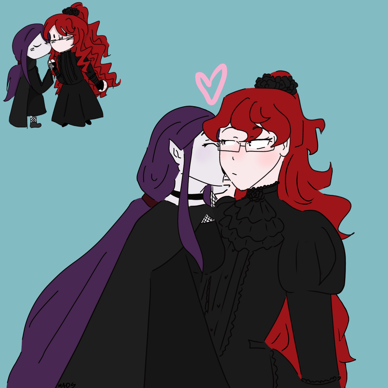Lesbian vampire ocs - ibisPaint