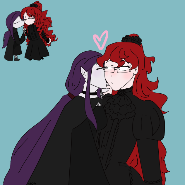 Lesbian vampire ocs - ibisPaint