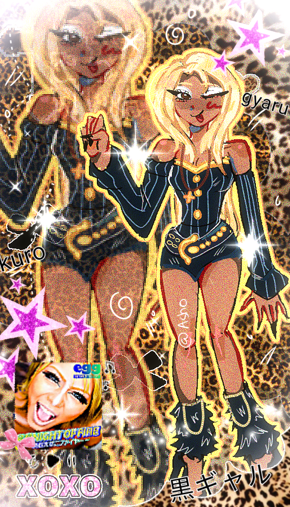 kuro gyaru done - ibisPaint