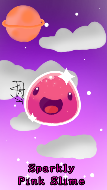 Sparkly Pink Slime - ibisPaint
