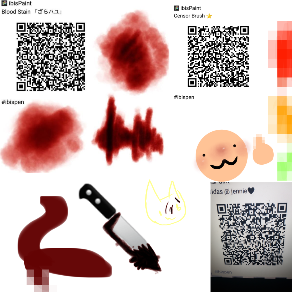 blood brush pack! - ibisPaint