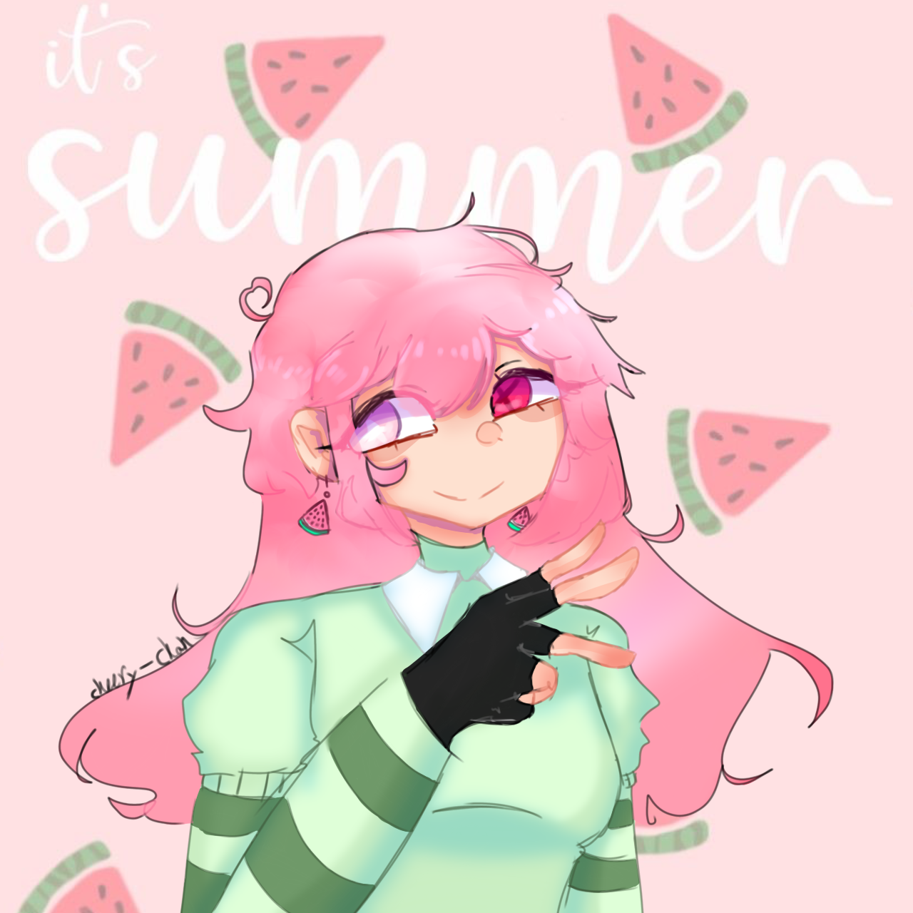{watermelon} ^w^ - ibisPaint