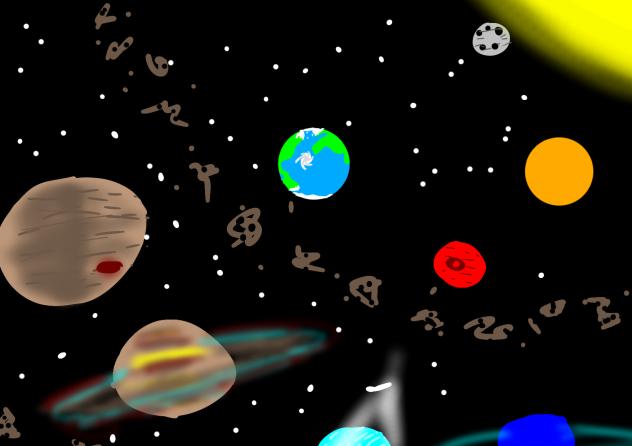 our solar system - ibisPaint