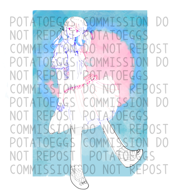 Commission for @LuYongEatsBrain twt - ibisPaint