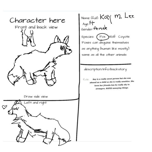 Character sheet - ibisPaint