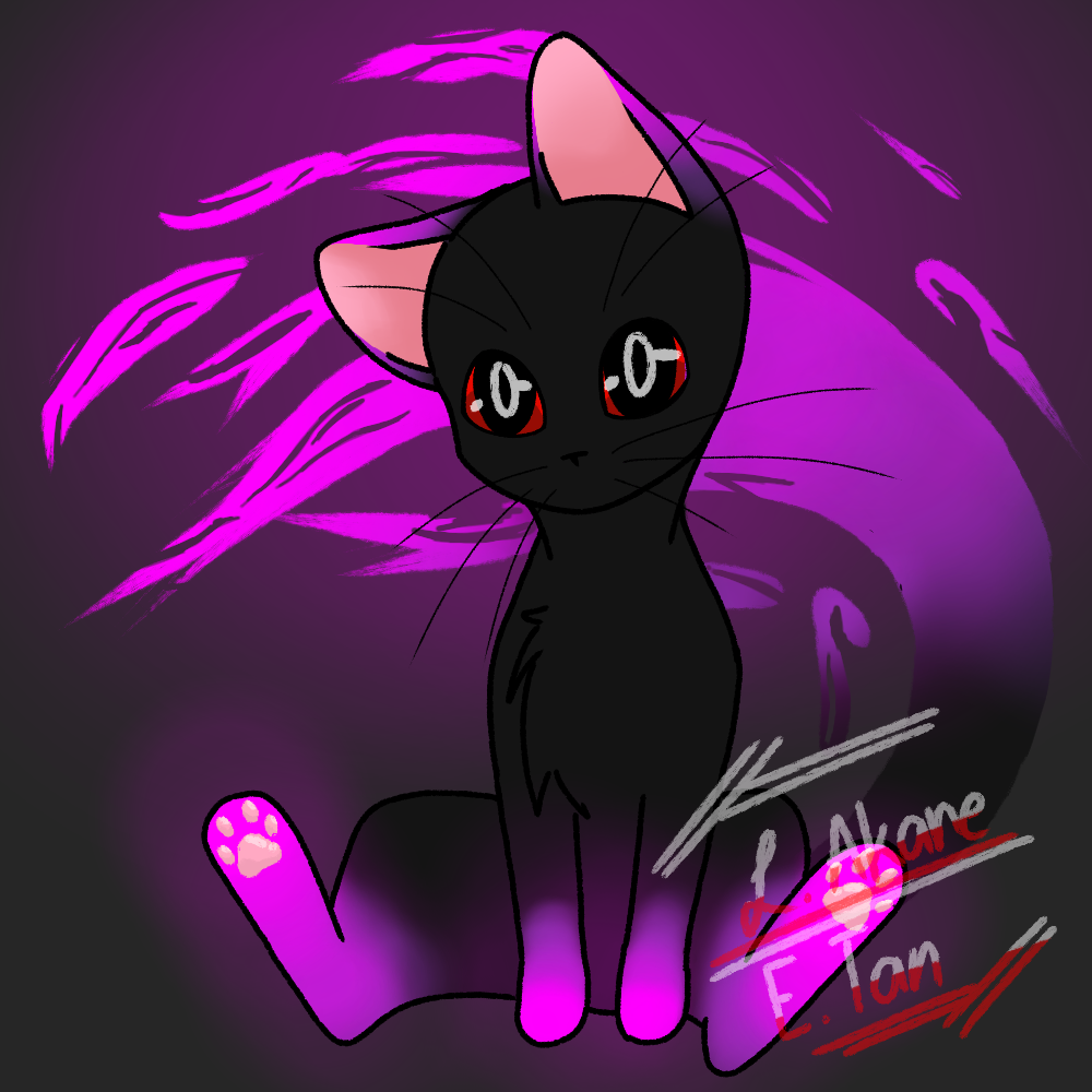 Akane In Cat Entity Form [lazy style] - ibisPaint