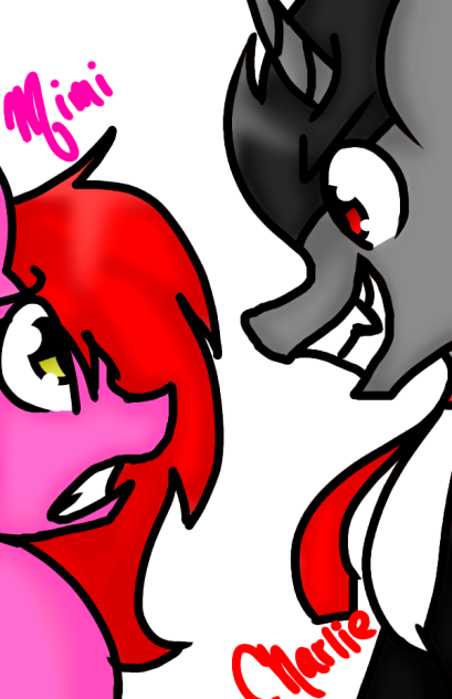 Mimi meets Charlie - ibisPaint