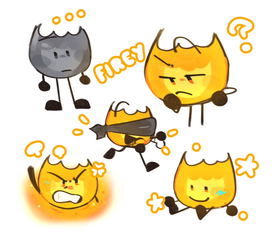 Firey doodles ._. - ibisPaint