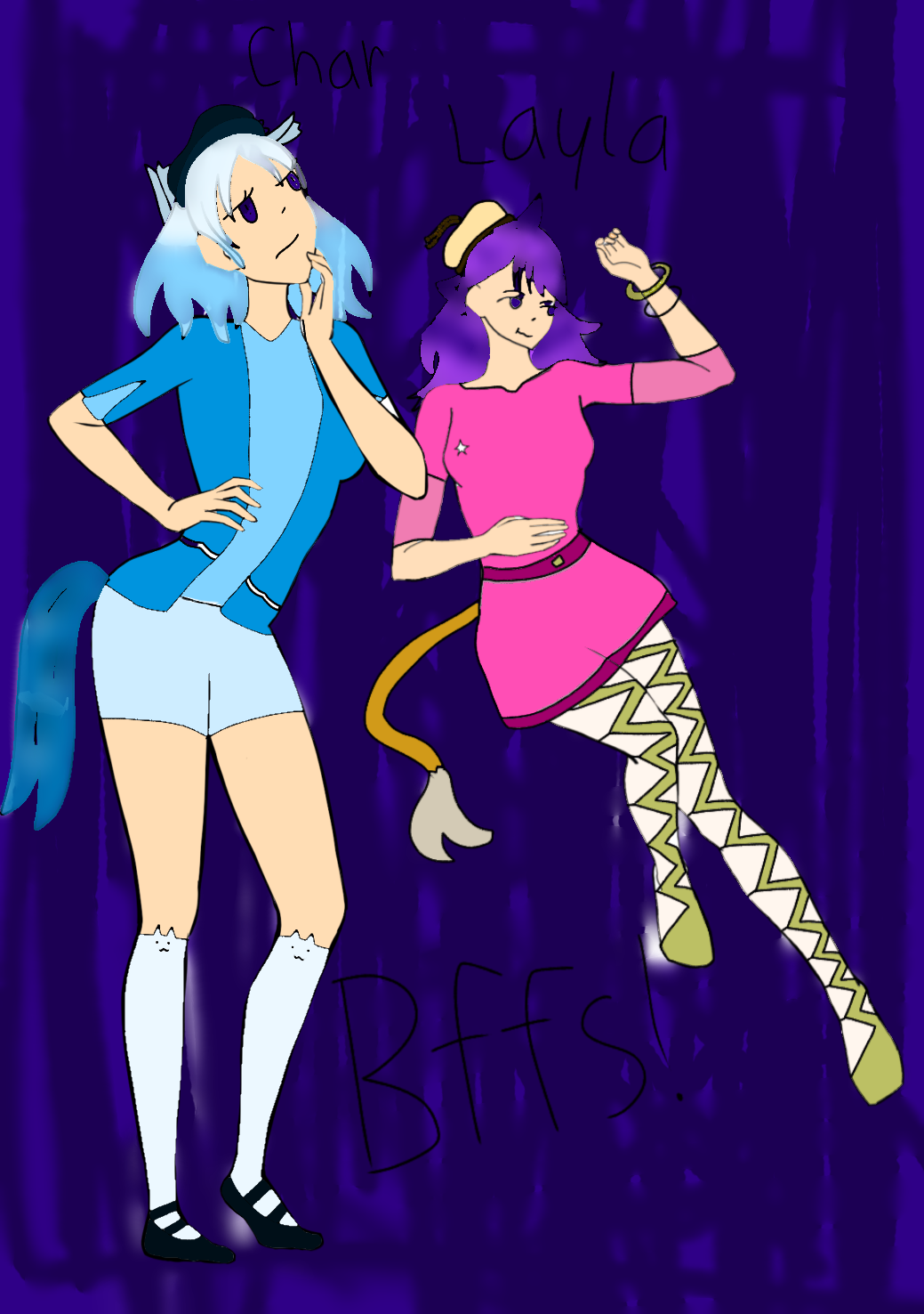 Char and Layla - ibisPaint