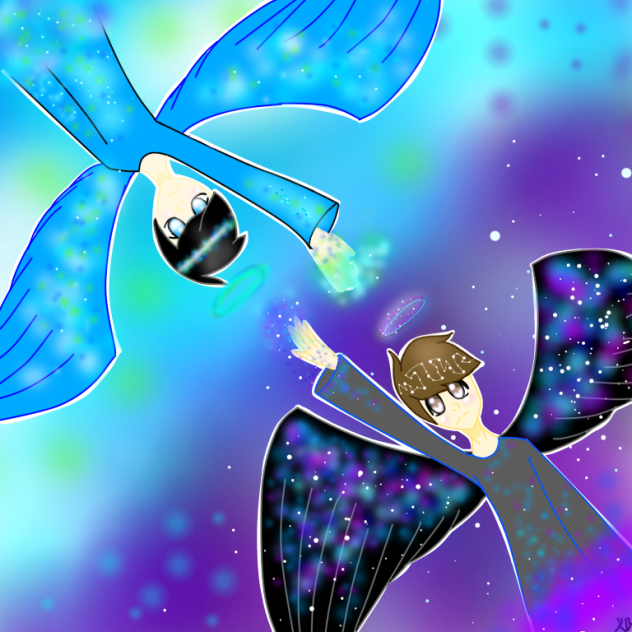 Dan and Phil Angels - ibisPaint