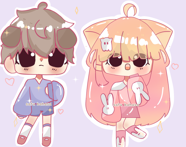 Couple chibi - ibisPaint